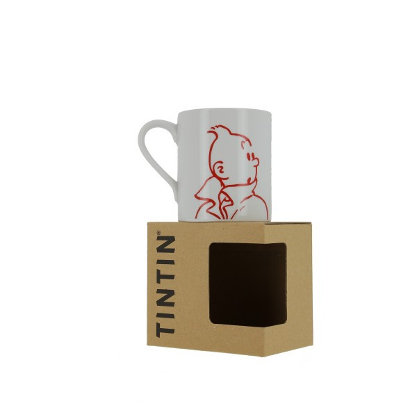 Tintin Mug Tintin Outline - STUDIO BRILLANTINE | DESIGN SHOP