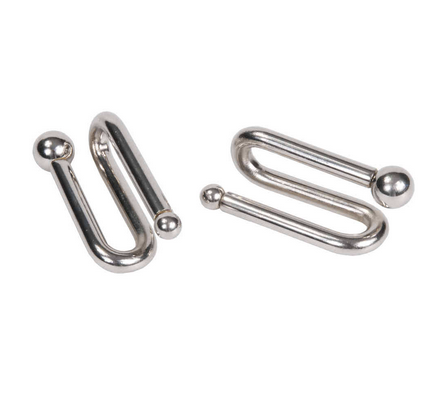 IQ Test Metal Puzzle / Double U - STUDIO BRILLANTINE | DESIGN SHOP