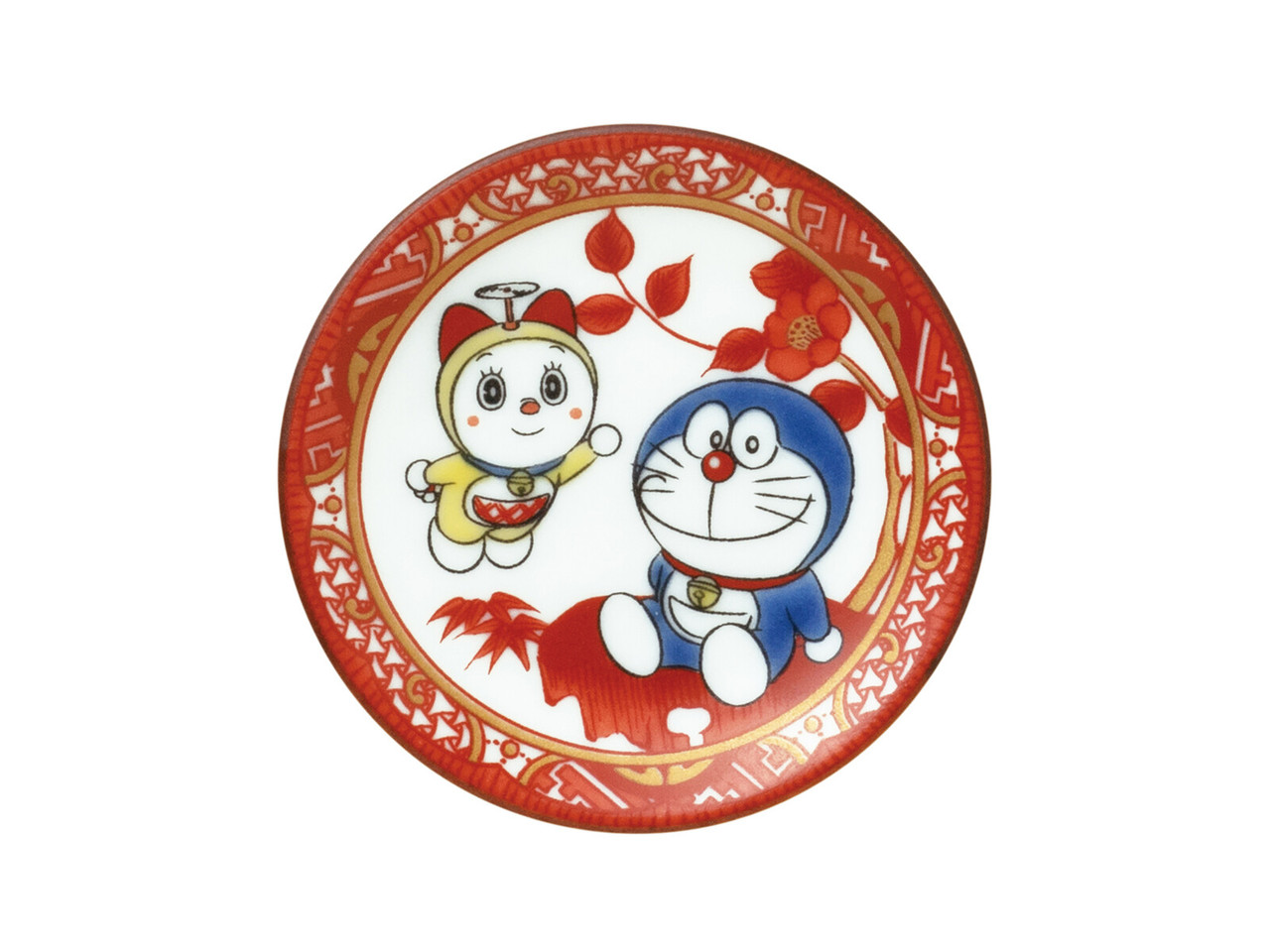 Doraemon Mini Plate Set of 5 / Kutani Ware