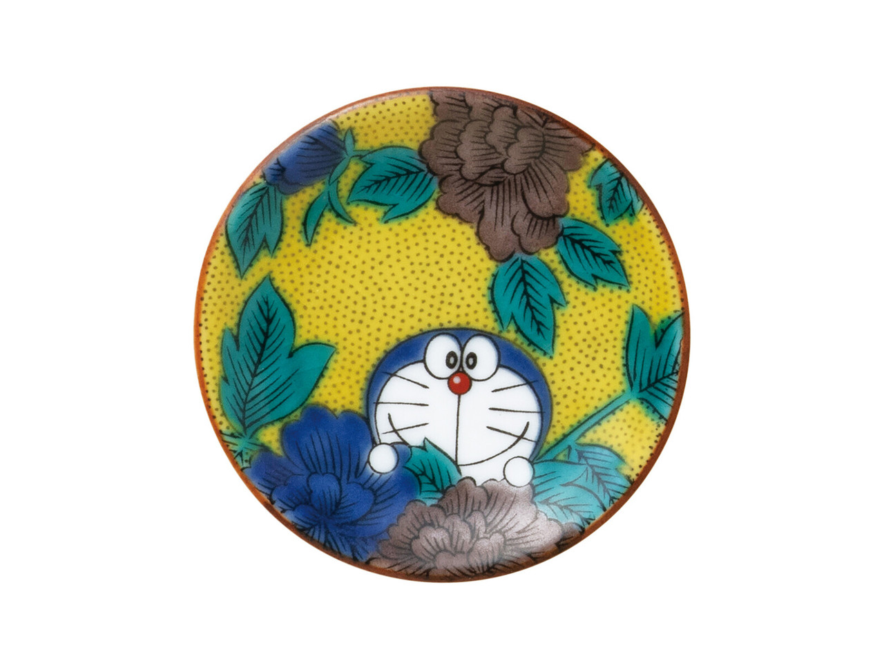 Doraemon Mini Plate Set of 5 / Kutani Ware