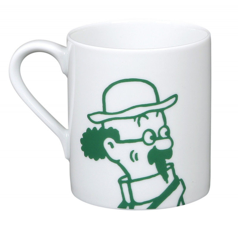 Tintin Mug Calculus-Tournesol Outline