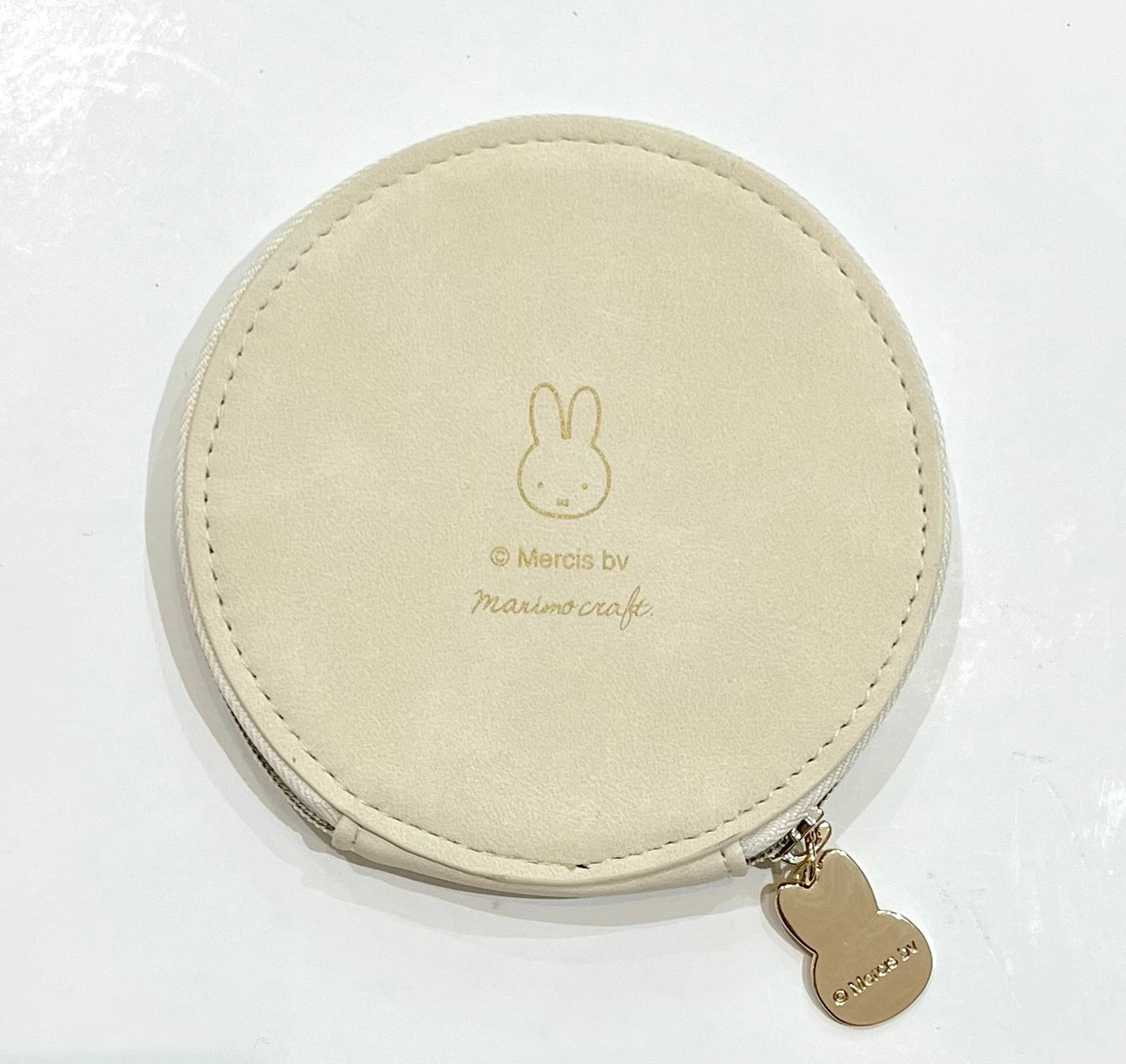 Miffy Round Wallet Good Night cream