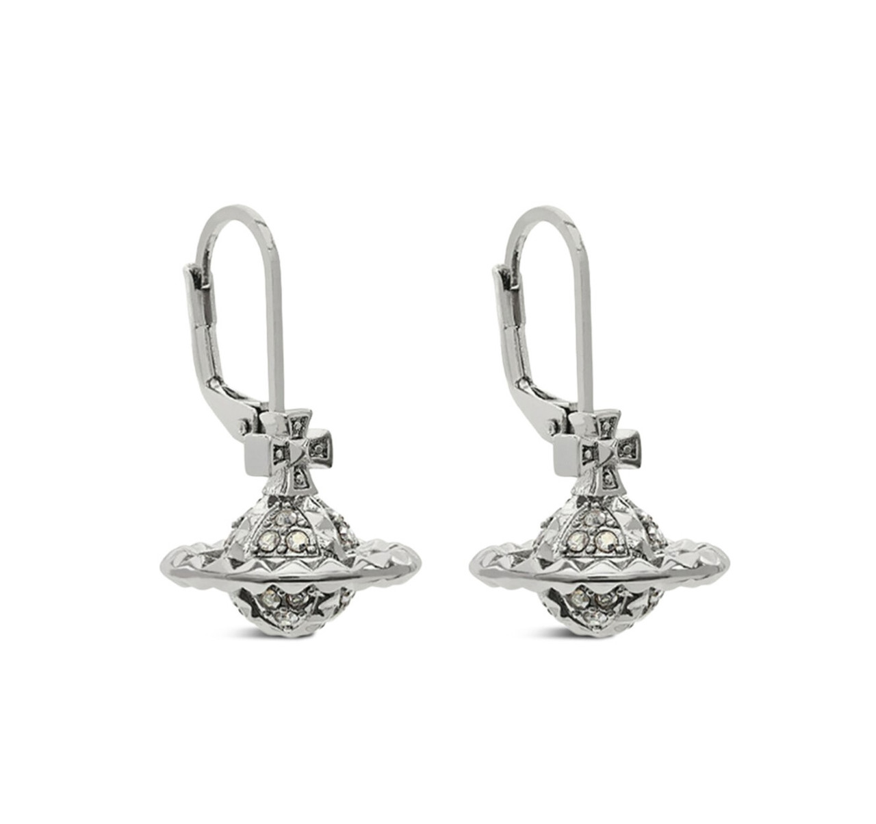 Vivienne Westwood Mayfair Small Orb Earrings silver