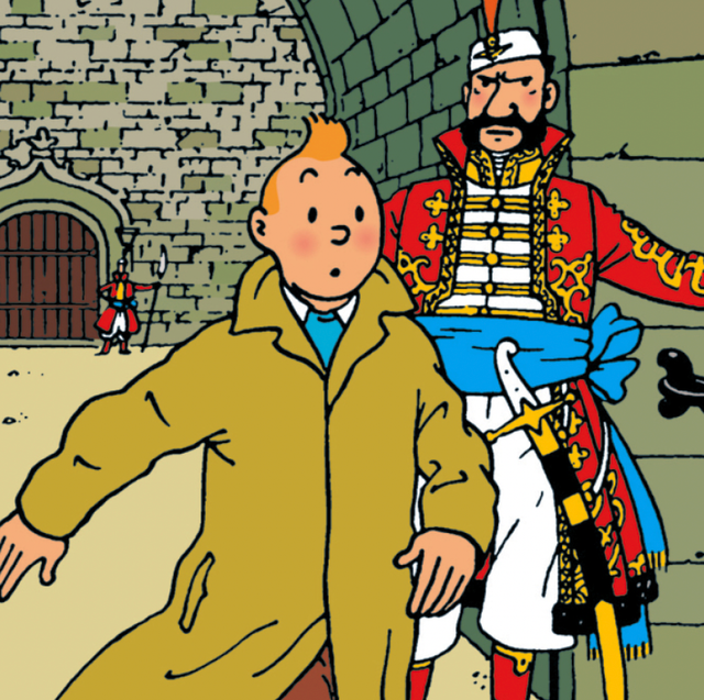 Tintin Poster Le Sceptre d’ Ottokar / King Ottokar's Sceptre