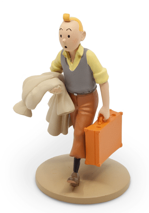 Tintin Figure En Route / 12cm - STUDIO BRILLANTINE | DESIGN SHOP