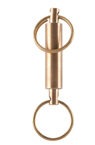 Brass Valet Keyring - STUDIO BRILLANTINE | DESIGN SHOP