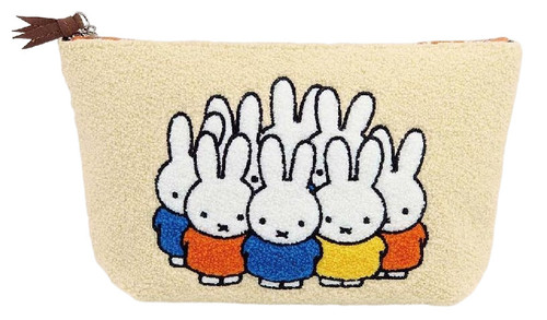 Miffy Pouch Embroidered [Sagara Embroidery]