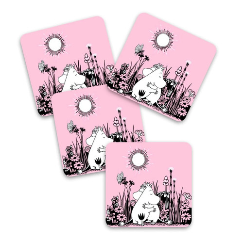 Moomin Coasters Love Hug / Set of 4