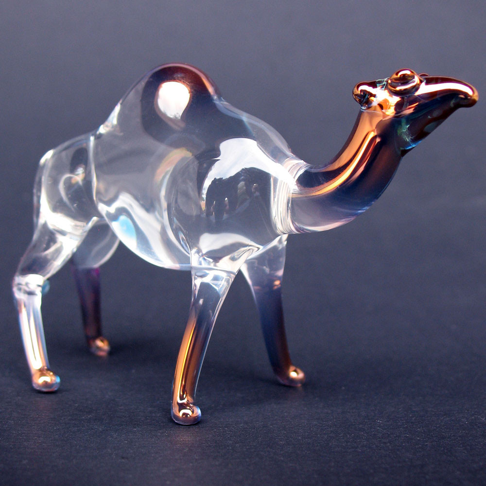 Hand Blown Glass Donkey Figurine - Prochaska Gallery