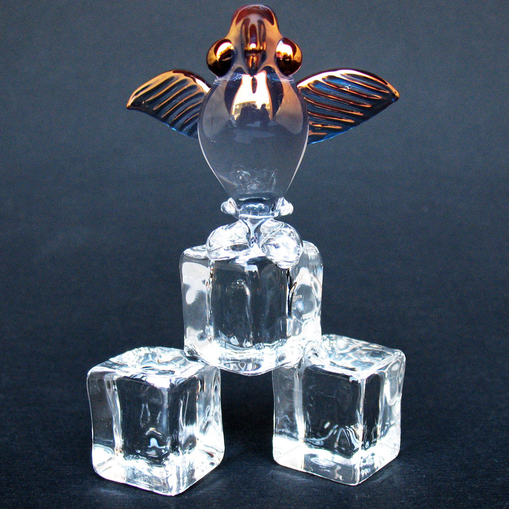 Hand Blown Glass Puffin - Prochaska Gallery