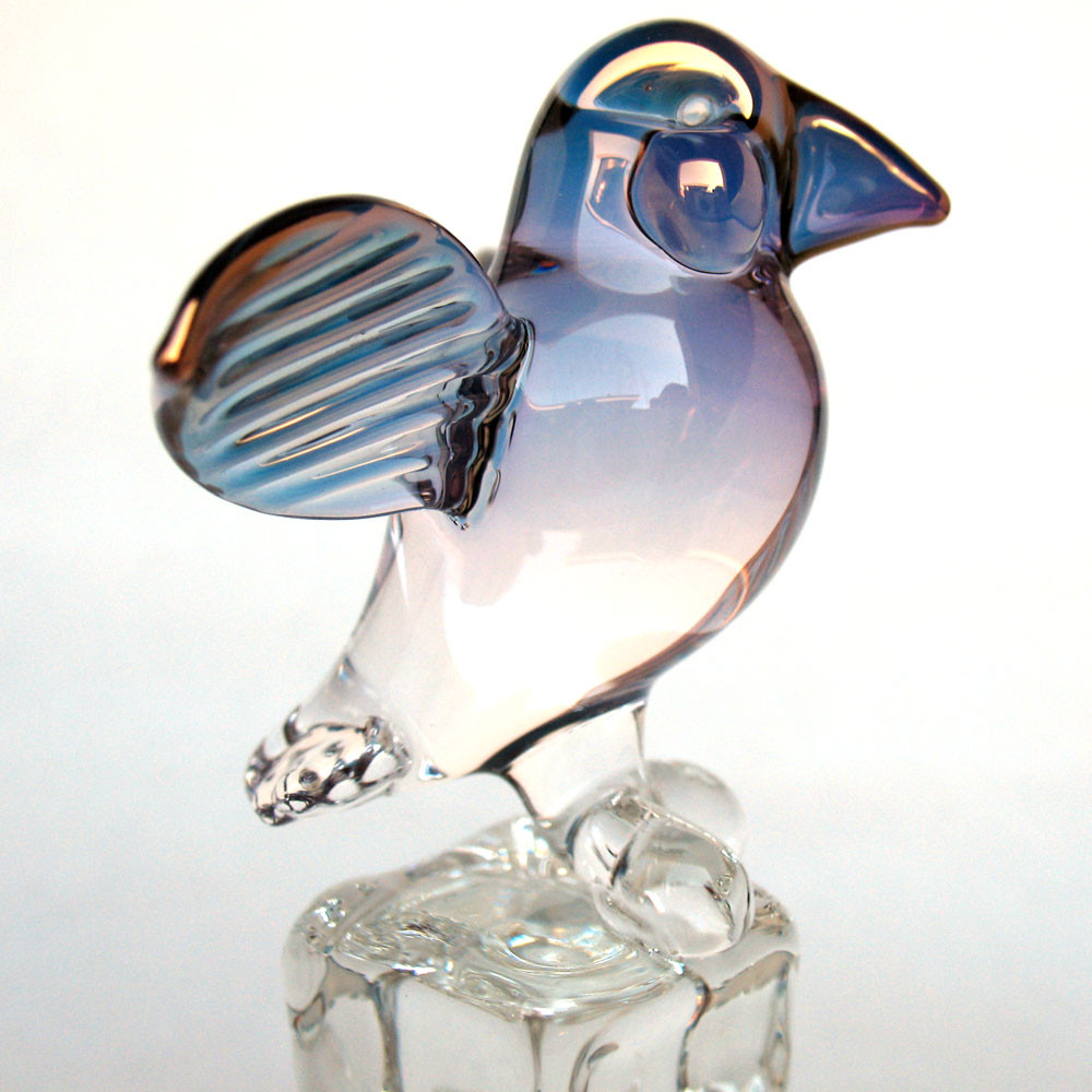 Hand Blown Glass Puffin - Prochaska Gallery