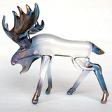 Hand Blown Glass Moose - Prochaska Gallery