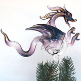 Dragon Christmas Tree Topper Hand Blown Glass Ornament - Prochaska Gallery