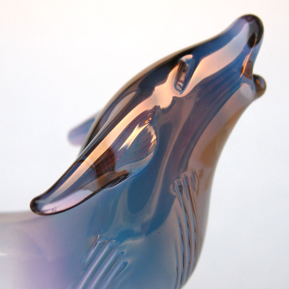 Hand Blown Glass Wolf - Prochaska Gallery