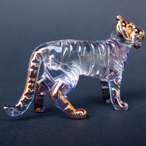 Hand Blown Glass Tiger - Prochaska Gallery