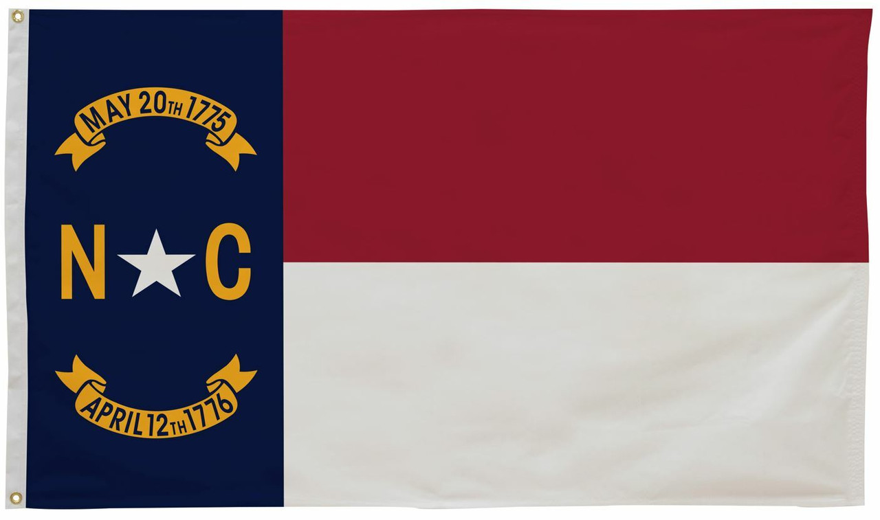 North Carolina State Flag 6' x 10' | North Carolina Flag | State of ...