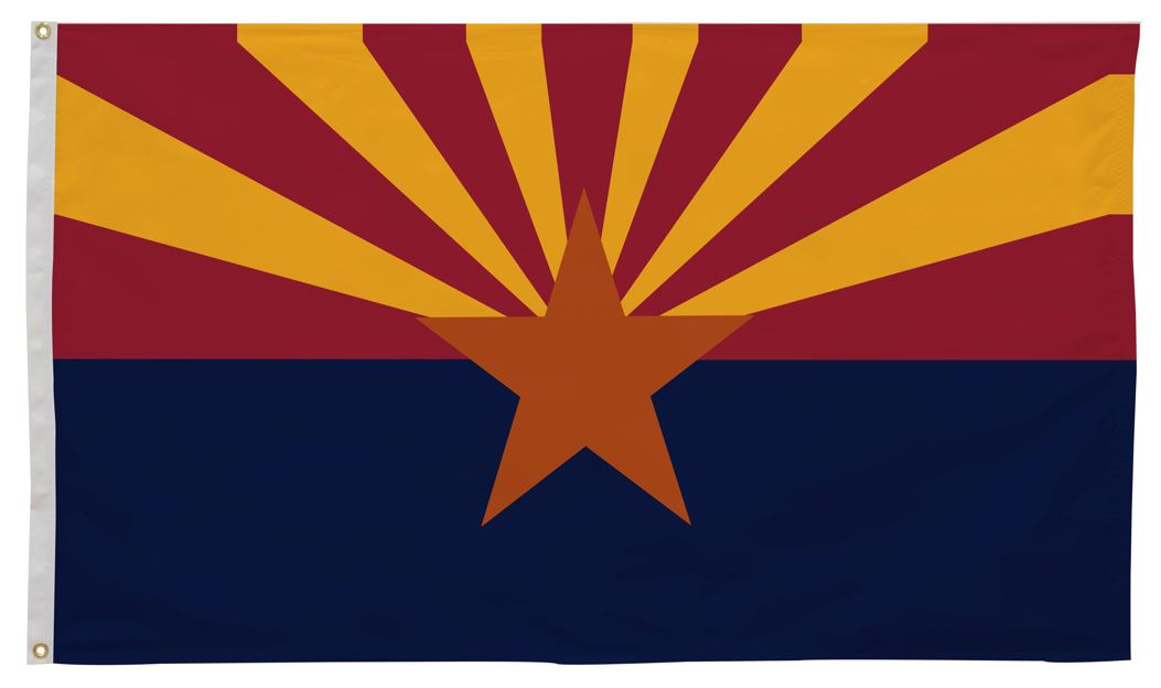 Arizona State Flag 5' x 8' | Arizona Flag | State of Arizona Flag
