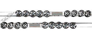 Buy Maharaja Plain Steel Chimta/chimpta, Musical Fire tongs