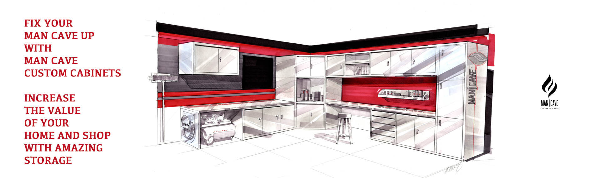 Man Cave Heavy Duty Cabinets, Lockers, Shelves for Warehouse, Shop ...