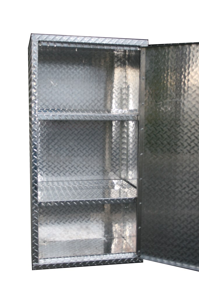 Wall Mounted Storage Cabinets: Man Cave Custom Cabinets