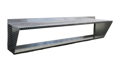 Wall Mounted Work Bench with Storage Shelf made from Diamond Plate ...