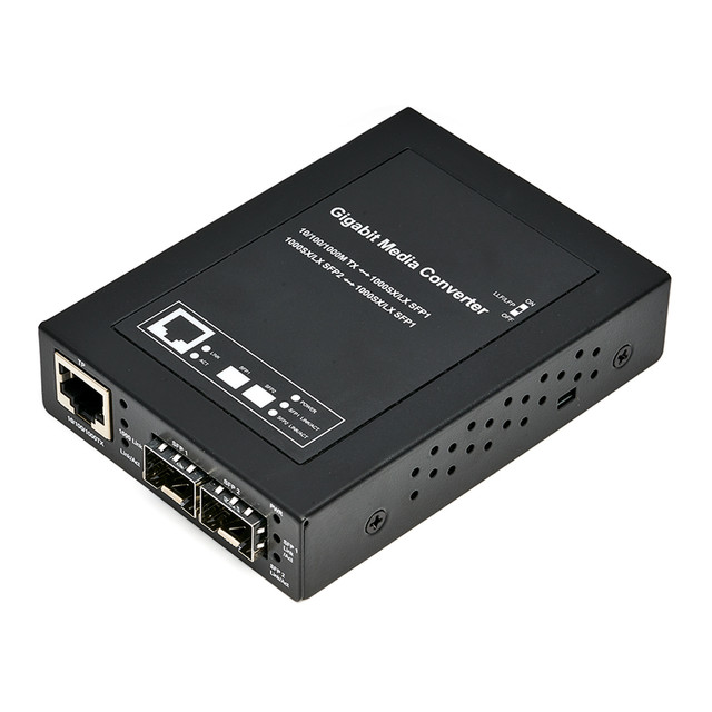 SFP to SFP Fiber Optic Media Converter | FluxLight