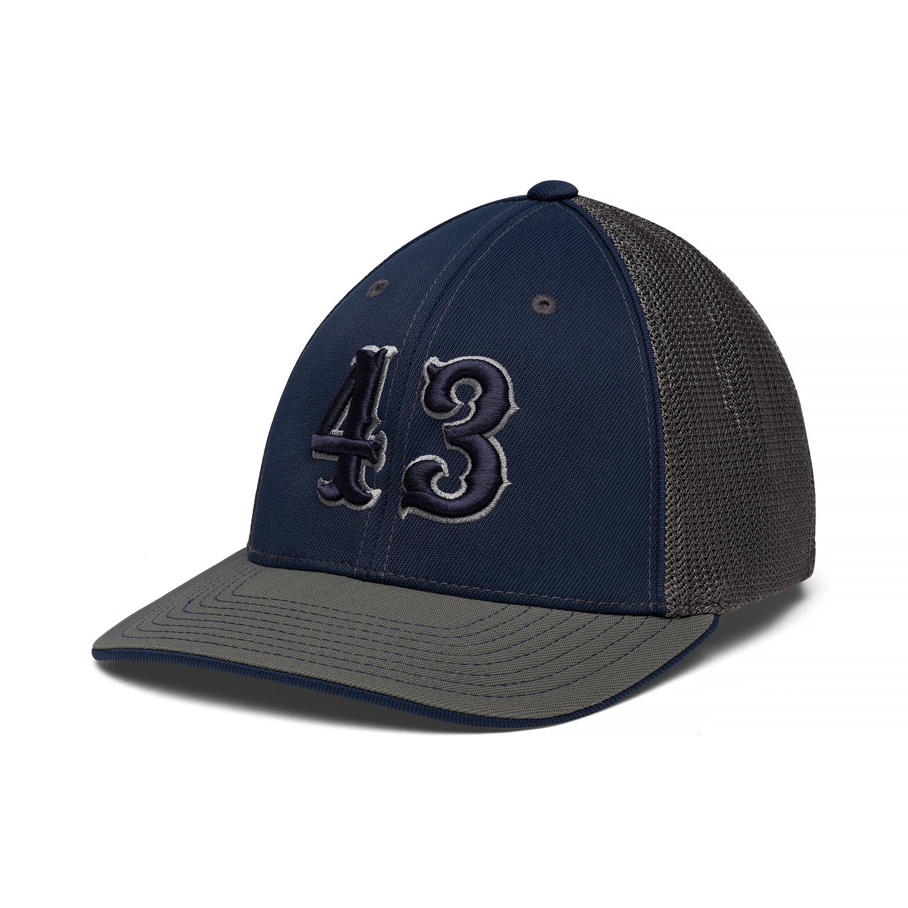 Pacific 404M/404F Trucker Mesh Back Hat (Flexible Fitted) w/ Old School ...