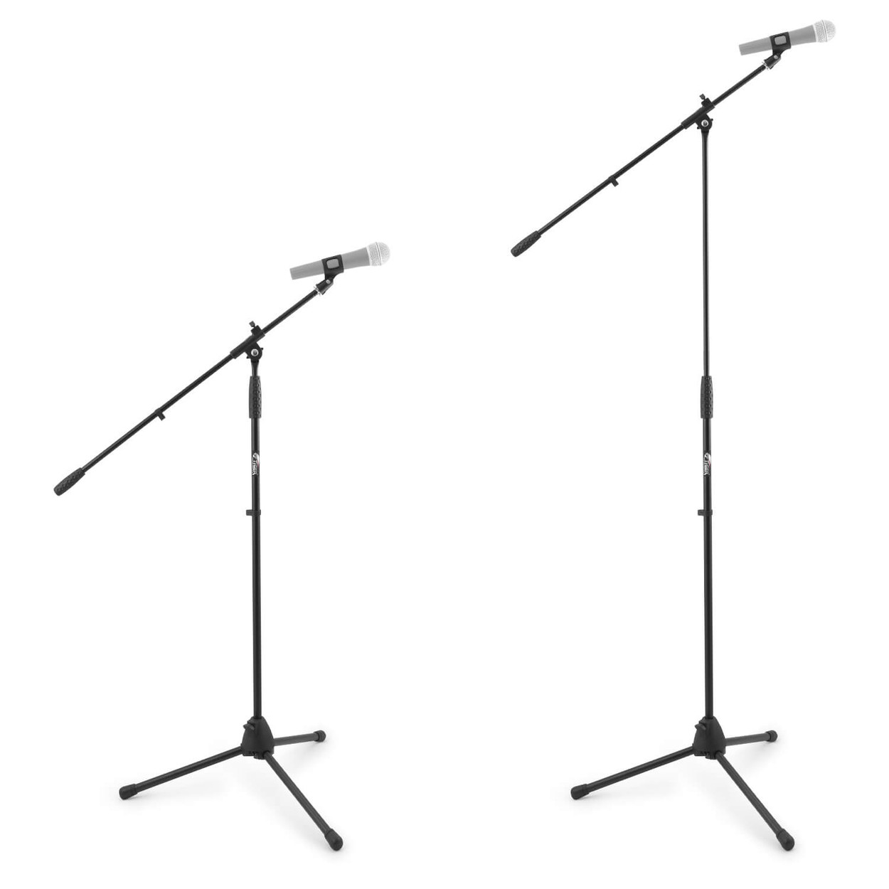 Tiger Professional Black Boom Microphone Stand and Cup Holder with Mic ...