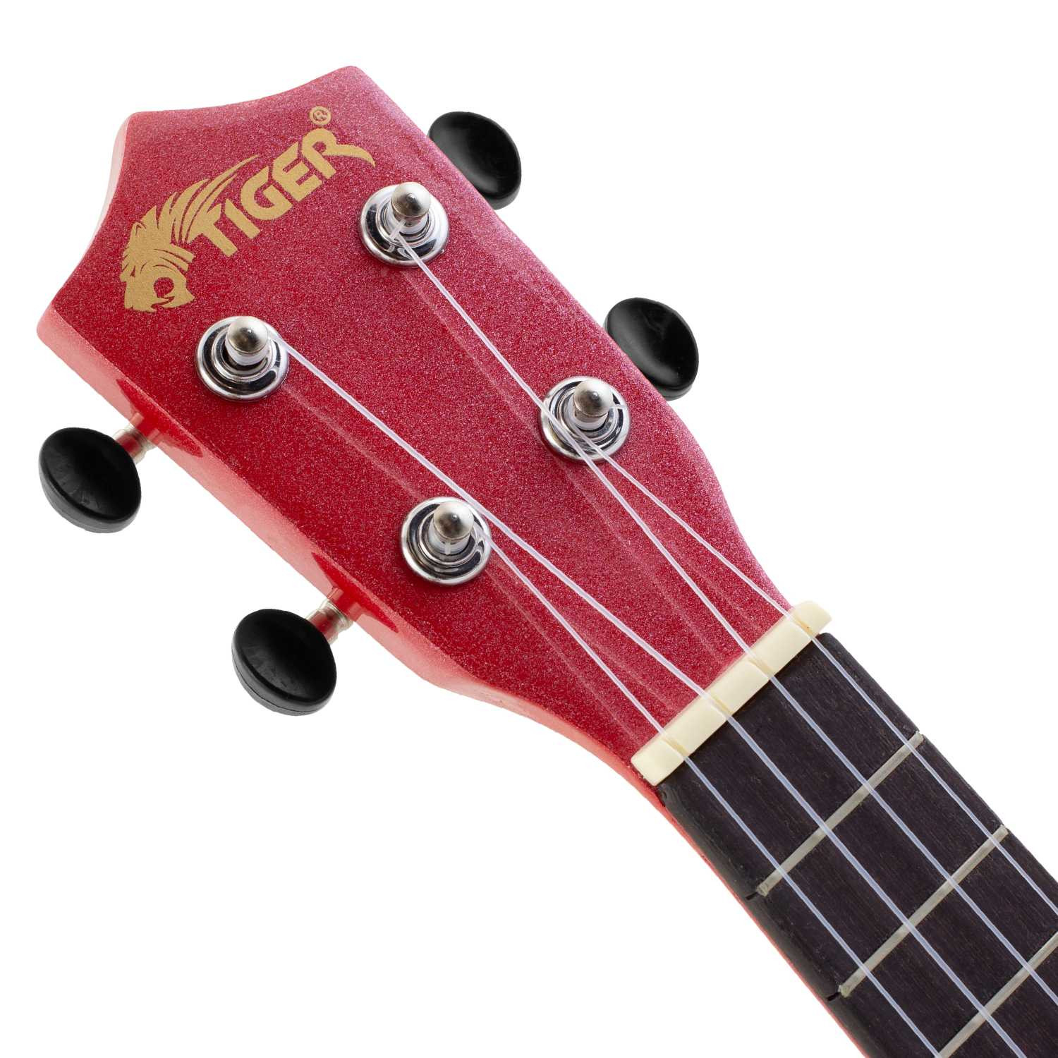 Tiger Red UKE7 Soprano Ukulele Kit Beginners Pack - DJM Music Ltd