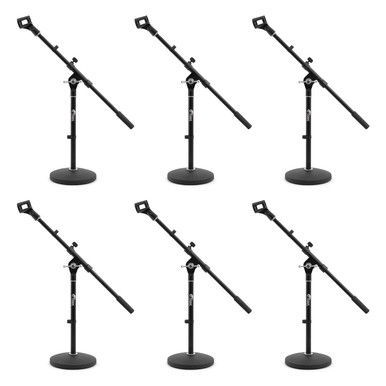 Tiger Pack of 6 Desktop Microphone Stands - DJM Music Ltd
