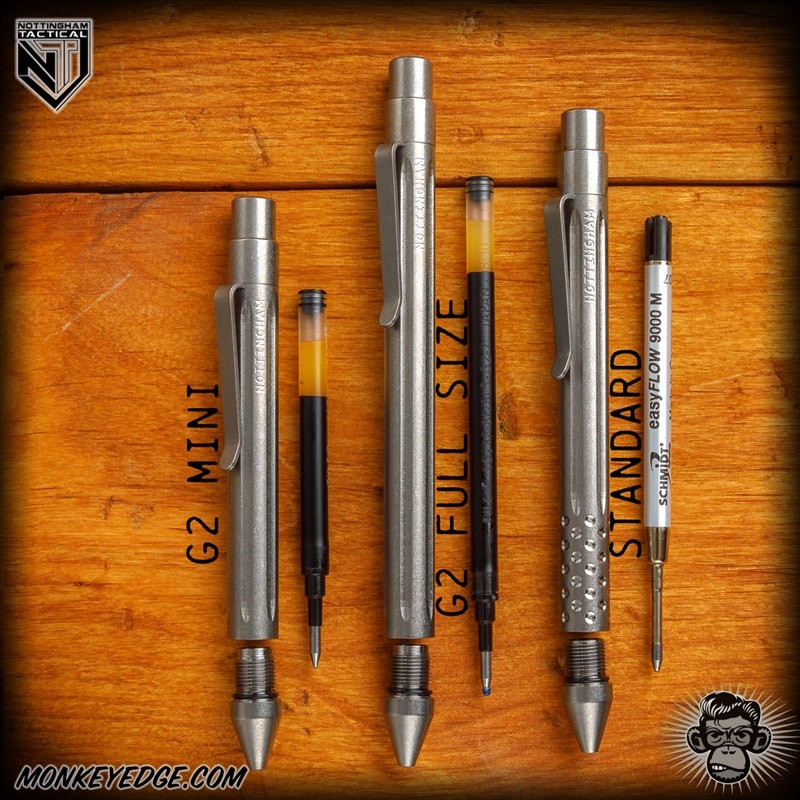 Monkey Edge - Nottingham Tactical: TiClicker G2 Mini - Titanium Tumbled ...