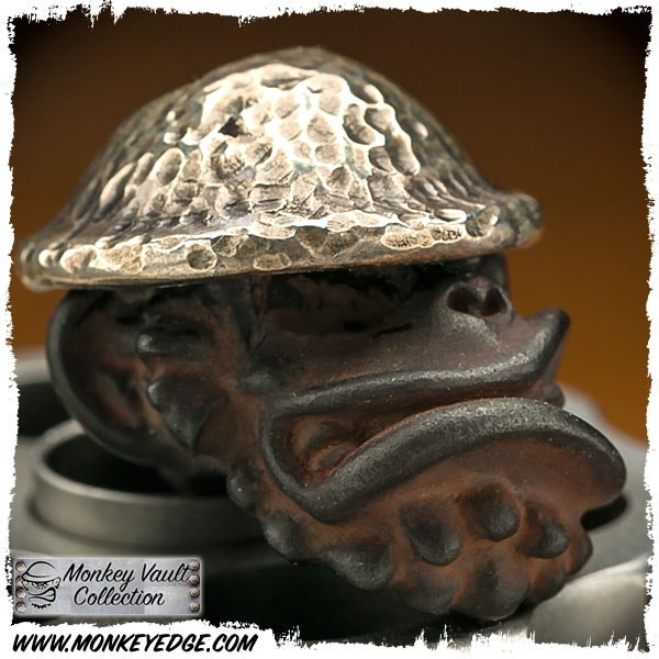 Monkey Edge - Starlingear Bead: Doughboy Monkey Iron w/Texture Silver ...