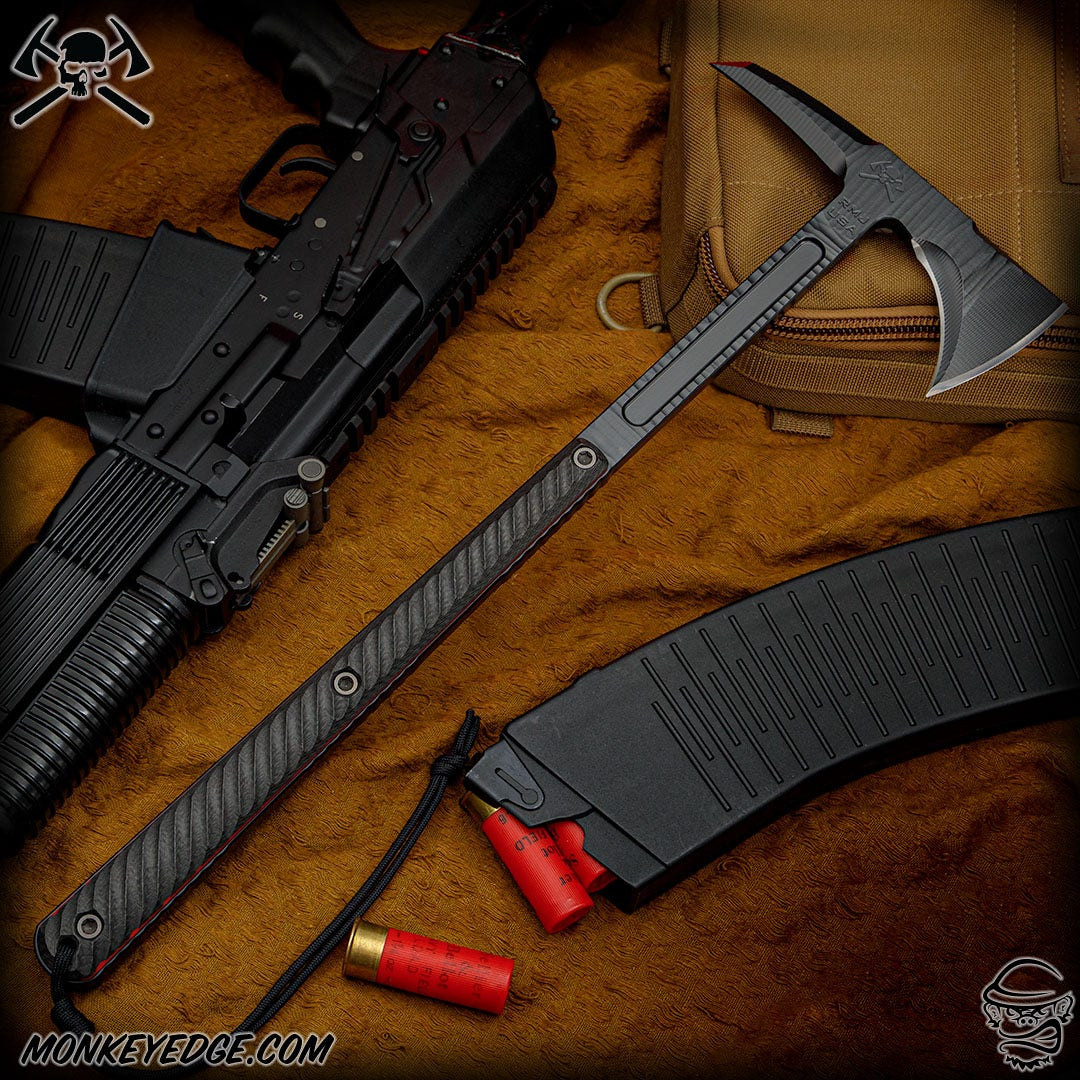 Monkey Edge - RMJ Tactical Tomahawk: Eagle Talon - Textured Blackout ...