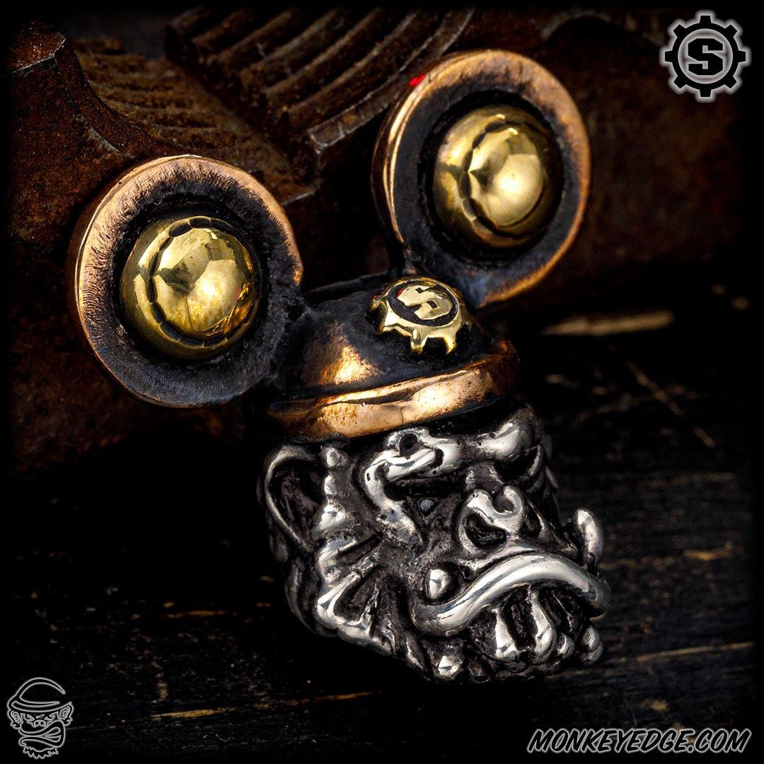 Monkey Edge - Starlingear Bead: Dismal Boss - Silver/Copper/Brass