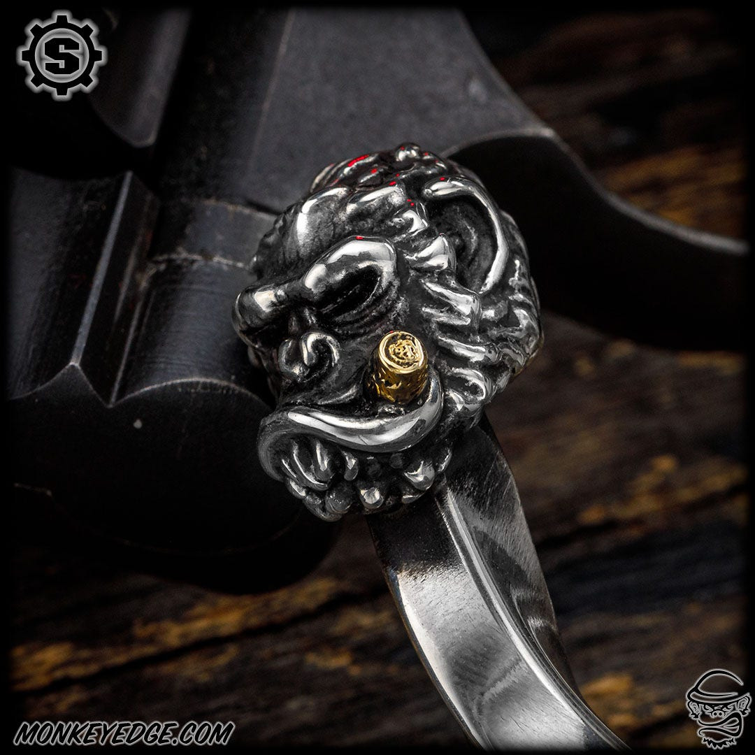 Monkey Edge - Starlingear Bracelet: Boss Chimp Twisted Bangle - Silver ...