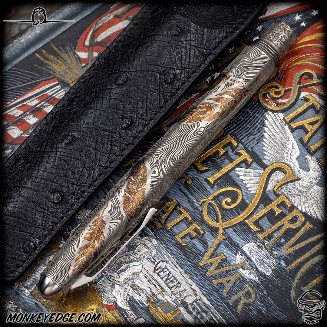 Monkey Edge - Dmitry Streltsov Pen: Ace Fountain - Titanium Scribe Engraved