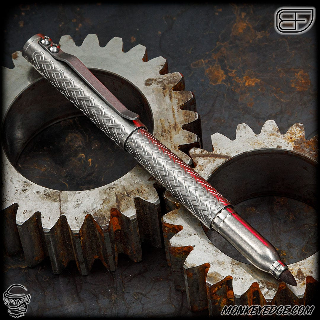 Monkey Edge - Fellhoelter Mark 22 Charpie - Titanium Tumbled Celtic w ...