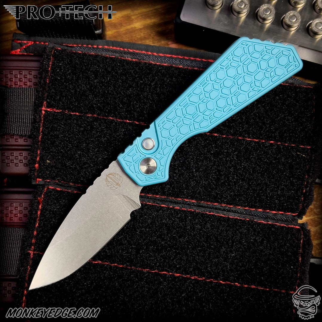 Monkey Edge - Pro-Tech Knives: Strider PT Auto - Stonewashed/Tiffany ...
