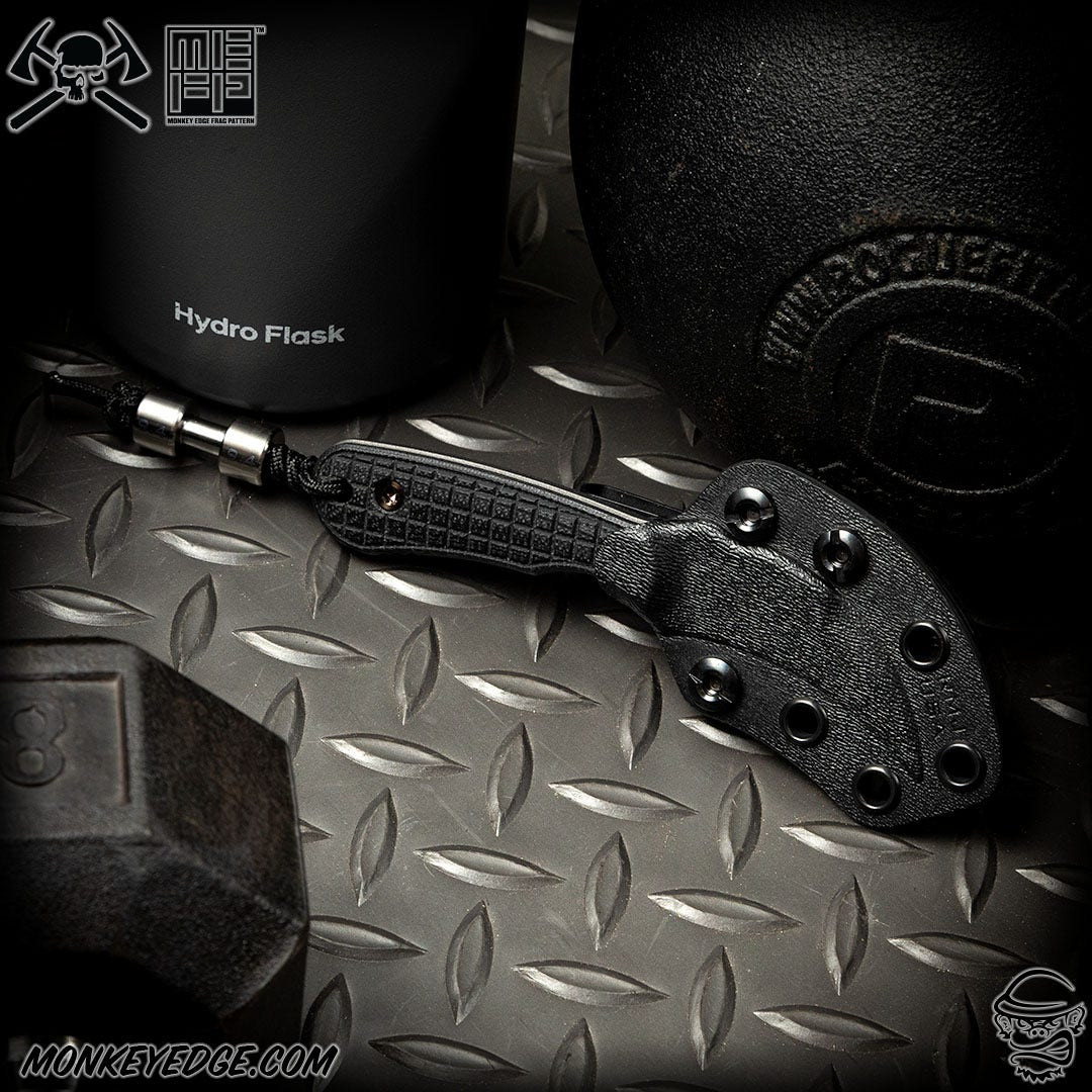 Monkey Edge - RMJ Tactical Fixed Blade: Gym Rat - Tungsten Monkey Edge ...