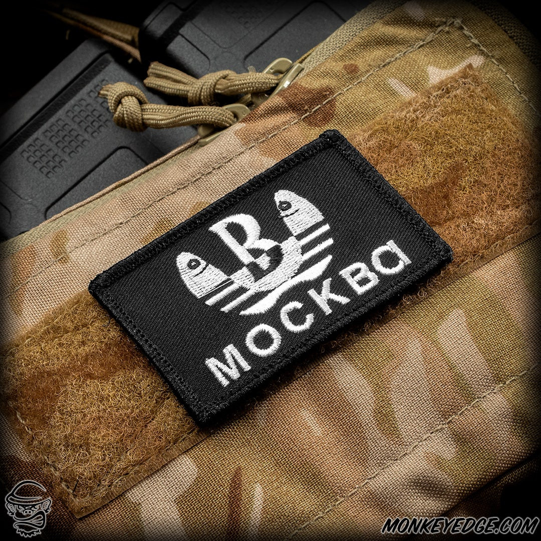 Monkey Edge - Monkey Edge Patch: Mockba - Black/White