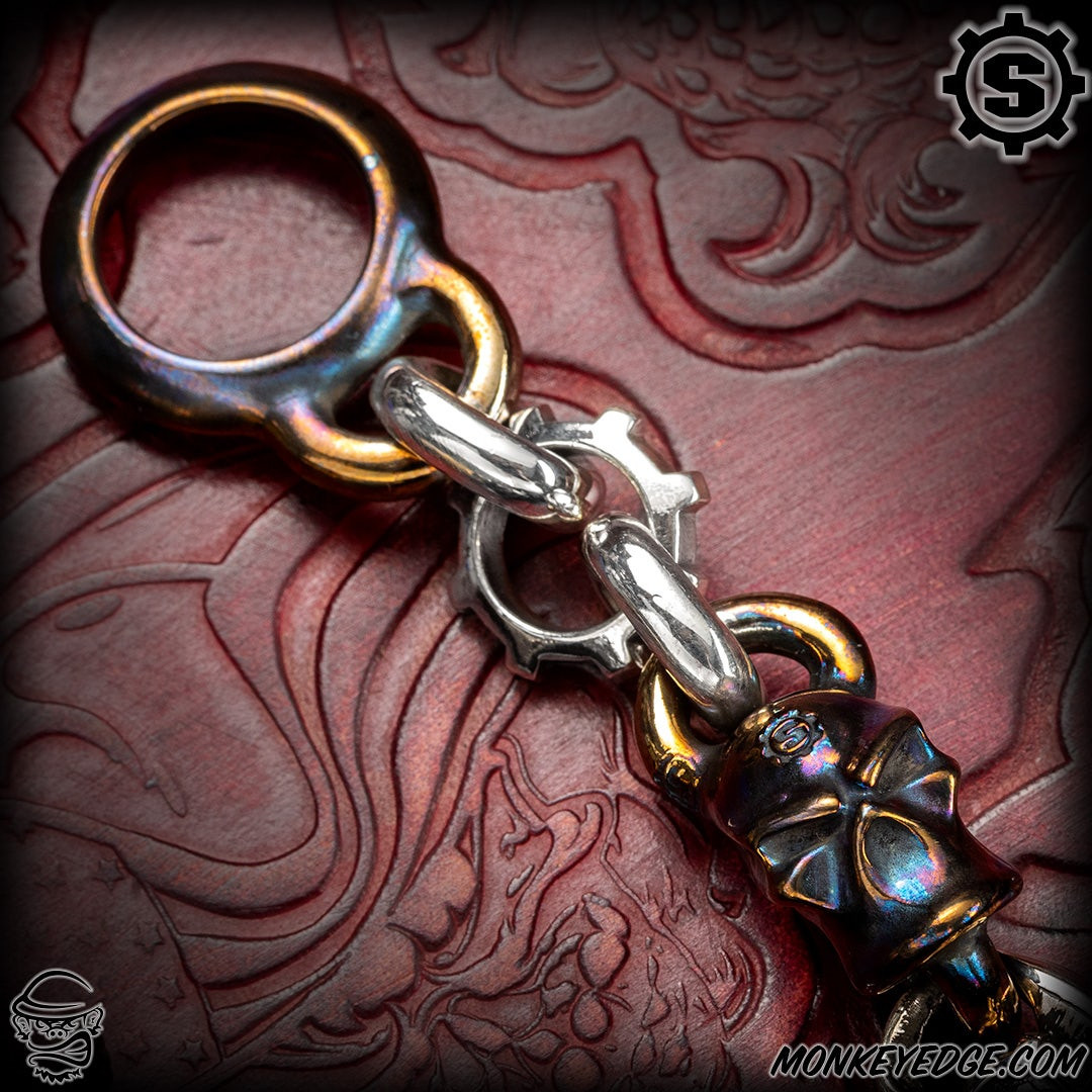 Monkey Edge - Starlingear Bracelet: Stealth - Silver/Cobalt