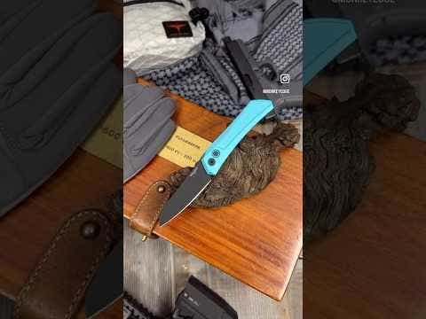 Monkey Edge - Pro-Tech Knives: Oligarch - Black/Tiffany Blue