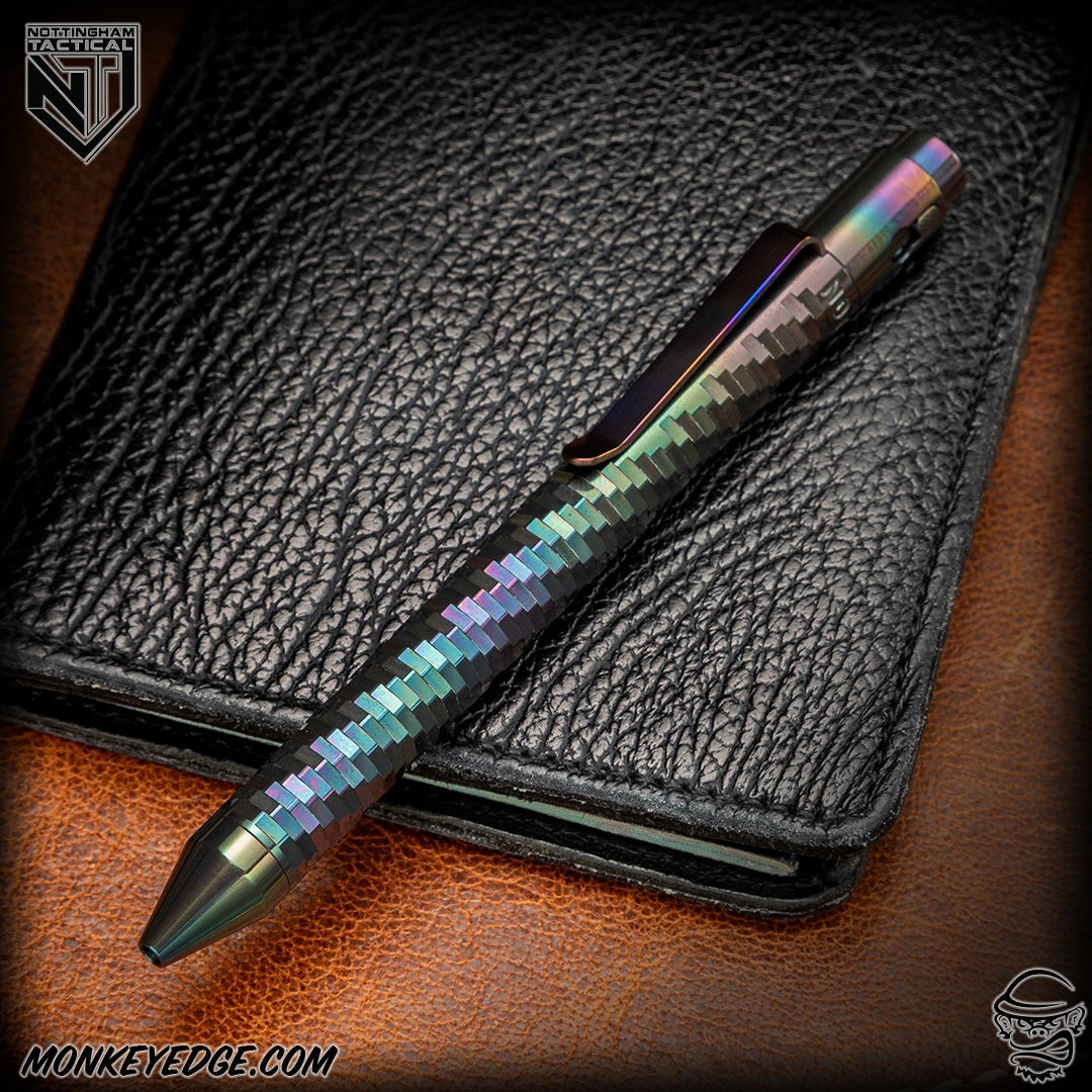 Monkey Edge - Nottingham Tactical Pen: Standard - Zirconium Oilslick ...