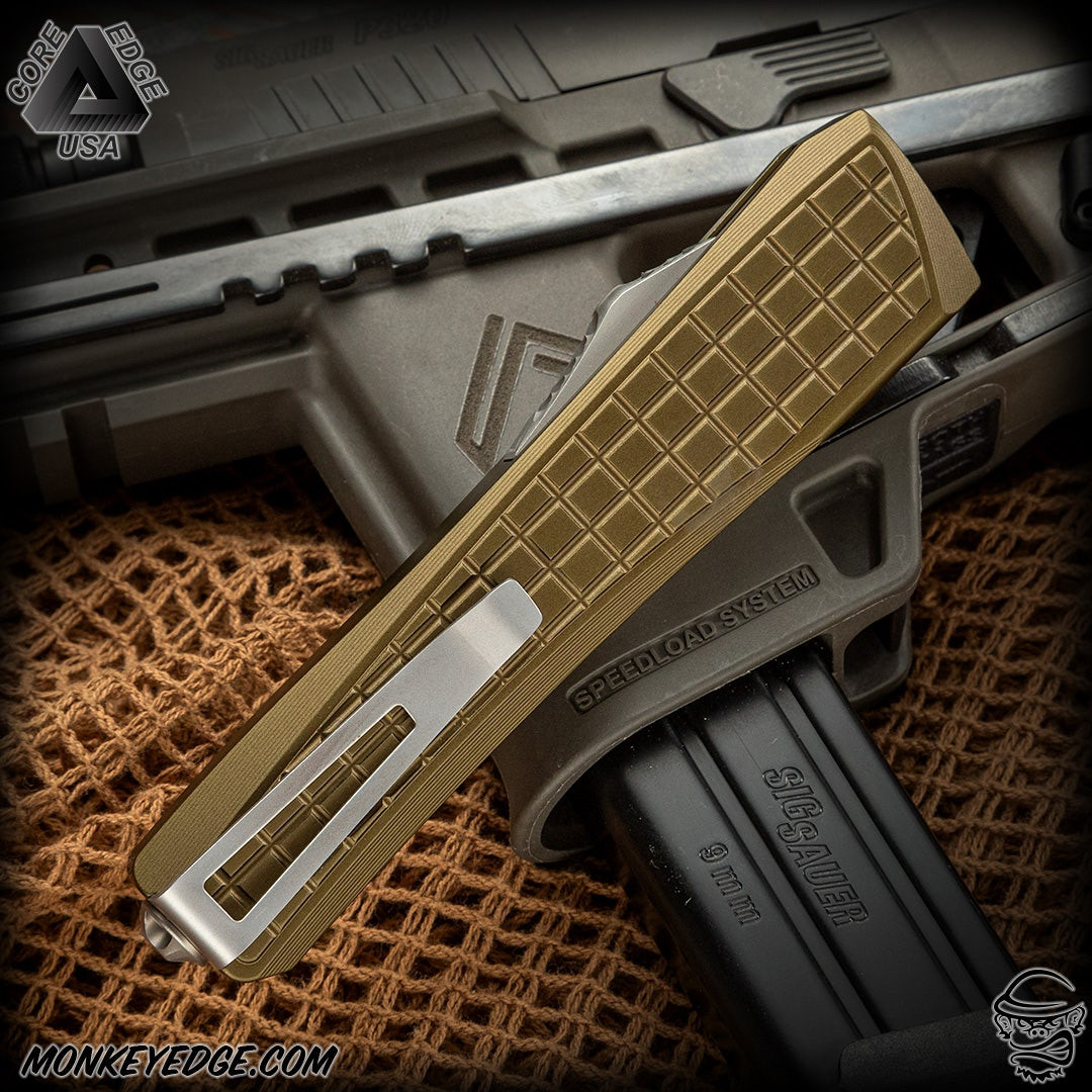 Monkey Edge - Core Edge Knives: Pular Tanto - Two Tone/OD Green Monkey ...
