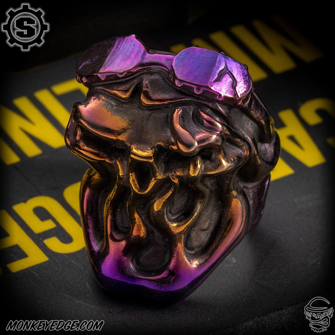 Monkey Edge - Starlingear Ring: Gunner Flame Puncher - Titanium Purple ...