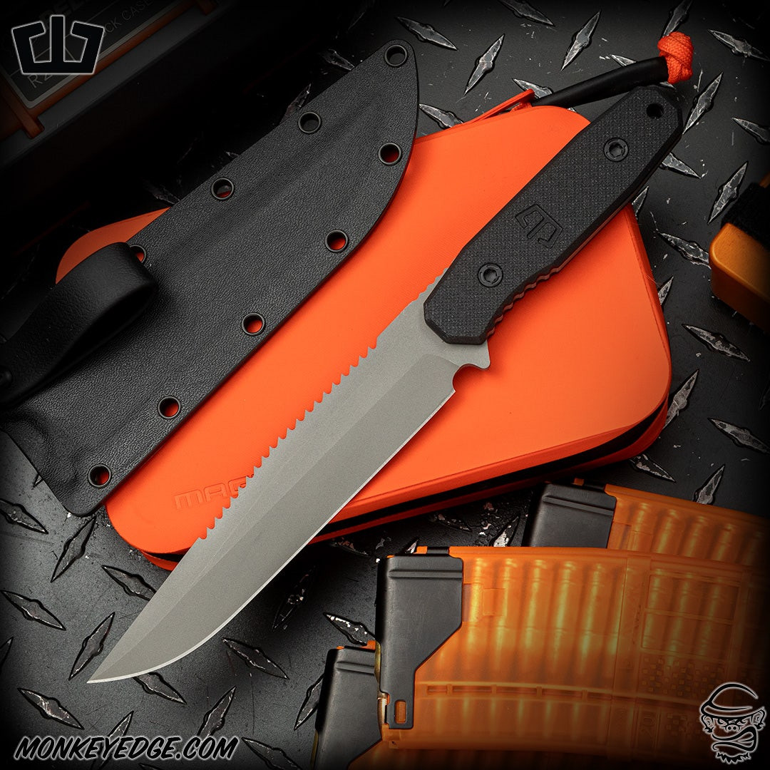 Monkey Edge - Blackside Customs Rogue 1 w/Saw Teeth - Gray Matter/Black
