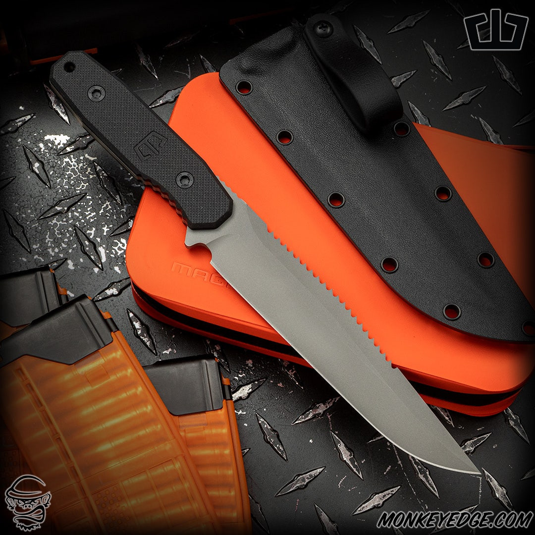 Monkey Edge - Blackside Customs Rogue 1 w/Saw Teeth - Gray Matter/Black