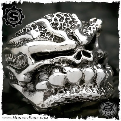 Monkey Edge - Starlingear Ring: Blazer Puncher - Silver