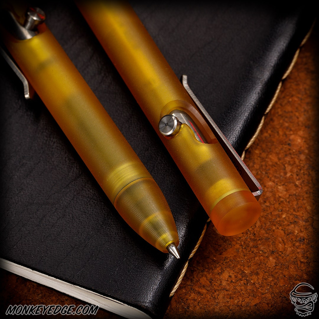 Monkey Edge - Tactile Turn: Bolt Action Pen - Ultem Natural