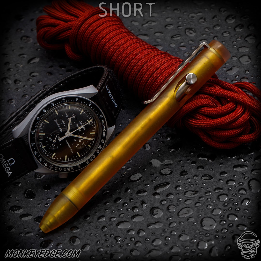 Monkey Edge - Tactile Turn: Bolt Action Pen - Ultem Natural